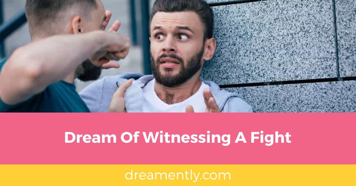 Dream Of Witnessing A Fight